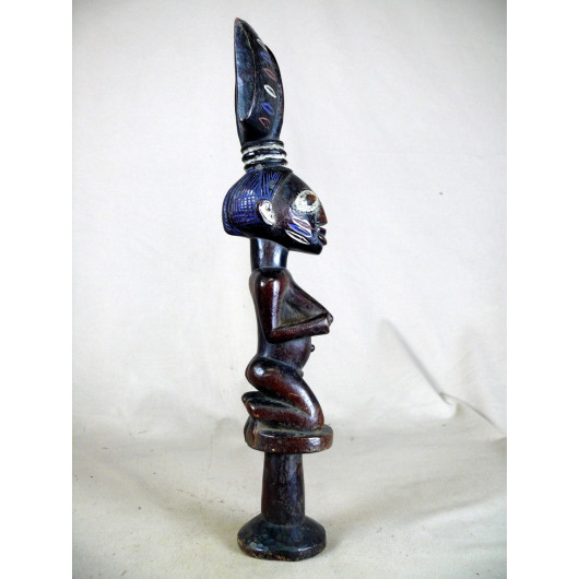 Osé Sango Yoruba Scepter from Nigeria - African Fetishes
