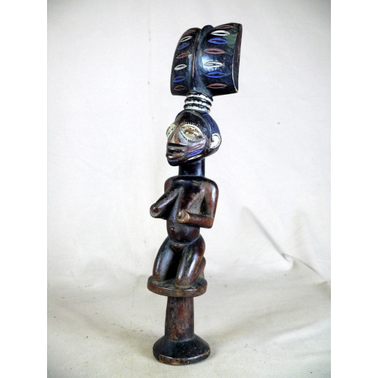 Osé Sango Yoruba Scepter from Nigeria - African Fetishes