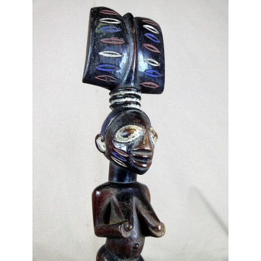 Osé Sango Yoruba Scepter from Nigeria - African Fetishes