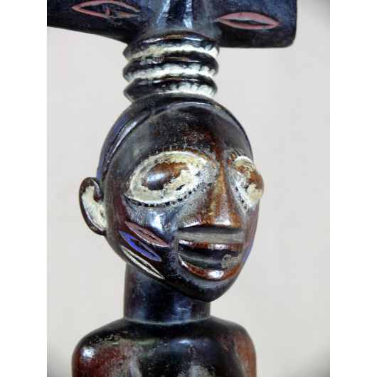 Osé Sango Yoruba Scepter from Nigeria - African Fetishes