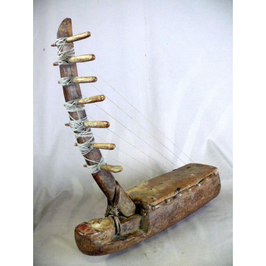 Harpe Mitsogho du Gabon - Calaoshop Instruments de musique africains