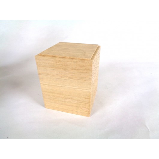 Socle en chêne pour statuette 8 x 8 x 10 cm - Socles Calaoshop